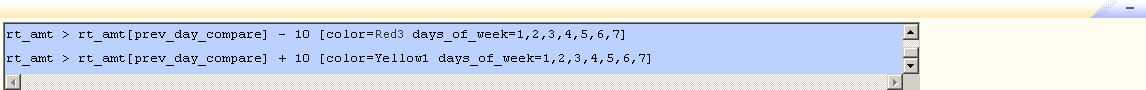 Rate change Exception